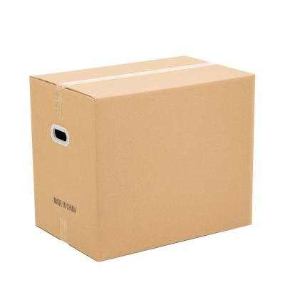 China Custom White Kraft Corrugated Cardboard Box for Shipping 500pcs MOQ for sale