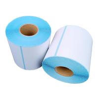 China Direct Thermal Paper Stickers for Logistics Tracking 80mm x 60mm Long Lasting Print Tamper Proof Adhesion for sale