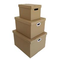 China Wholesale Customized 3 Ply Brown Corrugated Cartons Paper Packaging Shipping Boxes 2 Ton MOQ for sale