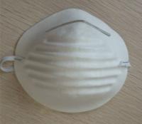 China Single Ply Disposable Dust Masks Melt-Blown Fabric Face Mask with Adjustable Nosepiece for sale