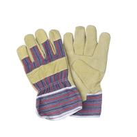 China 88 PBSA Water Resistant Durable Pig Split Leather Safety Gloves for Construction for sale