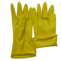 China Upgrade Your Household Cleaning Routine with Yellow Latex Gloves and Spray Lining for sale