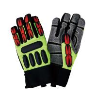 China S-XXL N115010 Nitrile Sandy Palm TPR Impact Protection Nitrile Cut Resistant Safety Gloves for sale