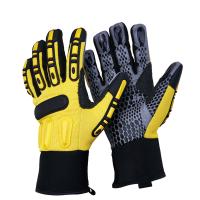 China S-XXL N115010 Nitrile Sandy Palm TPR Impact Protection Nitrile Cut Resistant Safety Gloves for sale