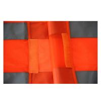 China CE EN471 Certified High Visibility Orange Reflective Safety Vests for S-5XL Sizes for sale