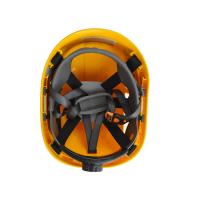 China Industrial Function ABS Security Helmet with Adjustable and Breathable Fabric Lining for sale