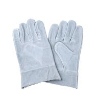 China 27cm Cow Split Leather Welding Gloves Without Lining for Superior Heat Resistance for sale