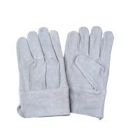 China 27*27*75cm Carton Size Wear Resistant Cow Split Leather Safety Working Welding Gloves for sale