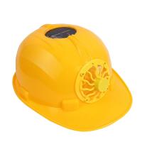 China 25 pcs Carton Quantity SH001 Solar-Powered Fan Cooling Air Engineering Safety Helmets for Construction for sale