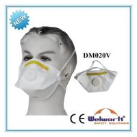 China CE 149 FFP2 Non-Woven Folded Valved Respirator Dust Mask for Indoor Outdoor Protection for sale