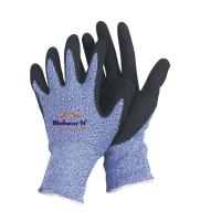 China N-D133 13G Seamless Cut Resistant HPPE Gloves with Nitrile Coating Blue Knitted S-XXL for sale