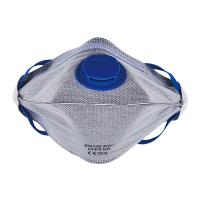 China CE 149 FFP2 Non-woven Particulate Face Dust Masks with Valved -C Flat-fold Active Carbon for sale