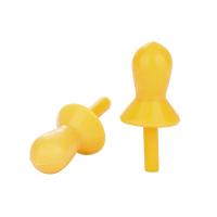China Comfortable 28dB SNR Orange Silicone Earplugs for Noise Blocking in Loud Environments for sale