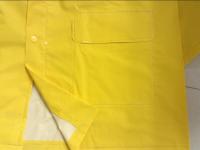 China R101-Y 100% Water Proof Rain Jacket Pant PVC Polyester Hooded RAINWEAR for Adults for sale