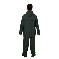 China Reflective Tapes Waterproof Rain Suits with 0.45mm Thickness and Waterproof PU Material for sale