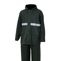 China Reflective Tapes Waterproof Rain Suits with 0.45mm Thickness and Waterproof PU Material for sale