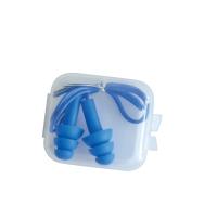 China Comfortable 28dB SNR Silicone Earplugs in Striking Orange Color for Noise Reduction for sale