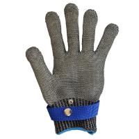 China CE/ANSI Certified Stainless Steel Mesh Cut-Resistant Gloves for Level 5 and A6 Protection for sale