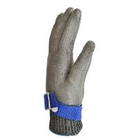 China CE/ANSI Certified Stainless Steel Mesh Cut-Resistant Gloves for Level 5 and A6 Protection for sale