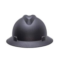 China T152 ANSI V Round Large Head Protection Safety Helmet 6 Points Webbing Suspension White for sale