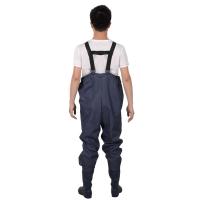 China Adjustable Suspenders PVC Boot Breathable Full Body Waders for Fly Fishing G.W. 30KG for sale