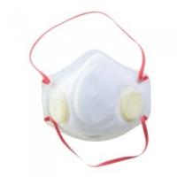 China Breathable Comfortable DM027 V Dust Mask with Double Valves and Pre-formed Nose Shape for sale
