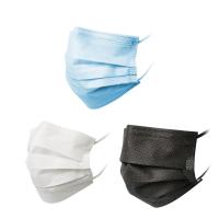 China 3-Ply Face Cover Face Masks Non-woven Adult Protective Mask in Blue for Breathability for sale