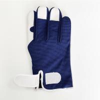 China Hook and Loop Cuff Sheep Leather Work Gloves for Driver in Carton Size 28*28*65cm for sale