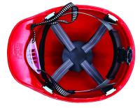 China Ratchet Weel Adjustment T155 Safety Helmet with ABS Shell and Fabric Lining 54*46*57CM for sale