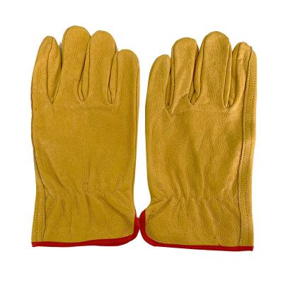 China LP20993 Pig Split Leather Working Gloves for Driver 10 Inch Improved Efficiency for sale