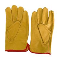 China LP20993 Pig Split Leather Working Gloves for Driver 10 Inch Improved Efficiency for sale