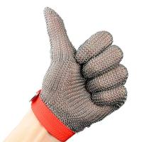China 316L Stainless Steel Chain Mesh Cut Resistant Gloves for Butchers Working Protection for sale