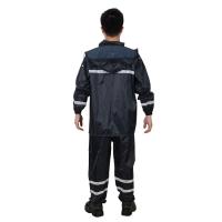 China Outdoor Activity Fishing RAINWEAR RR014 Rubberized Polyester PVC Waterproof Rain Suit for sale