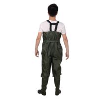 China FW006 70D Nylon PVC Pocket Chest Fishing Waders for Unisex within Boots 38-46 for sale