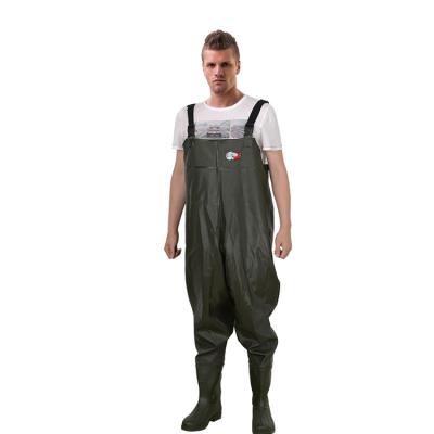 China Custom Made 70D Nylon PVC Waist High Waders for Plus Size B2B Purchasers for sale