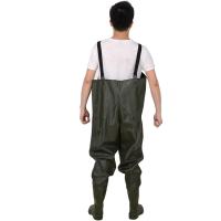China Custom Made 70D Nylon PVC Waist High Waders for Plus Size B2B Purchasers for sale