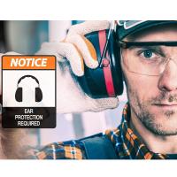 China EM119 ANSI Foldable Metal Headband Safety Earmuffs Top Choice for Noise Protection for sale