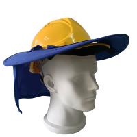 China Neck Protector Size 35 x 19 cm Sunshade Helmet Curtain for Breathable Sun Protection for sale
