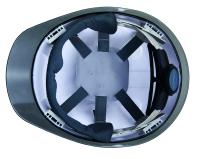 China Construction Bi-color Brim ABS Head Protection Safety Helmet with Ratchet Adjustment for sale