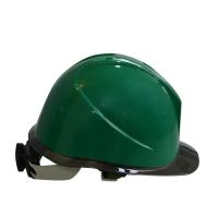 China Construction Bi-color Brim ABS Head Protection Safety Helmet with Ratchet Adjustment for sale