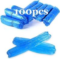 China LD111 PE Waterproof Disposable Arm Sleeves with Elastic Cuff and Pull on Elastic Ankle for sale