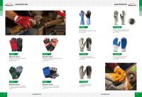 China Black Green Gray Mechanic Gloves with M211 Synthetic Leather Palm and Silicon Doted for sale