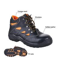 China Split Leather PU Injection STEEL TOE Safety Shoes UC-385 for Workplace Protection for sale
