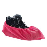 China Half-tendon Disposable Non-woven Blue Boots Cover for Indoors Pull on Elastic Ankle for sale