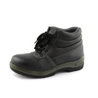China UB-136 High Feet Protective Genuine Buffalo Leather Work Safety Shoes CE EN20345 for sale