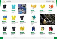 China Spray Lining Bi-Color Latex Household Gloves with Flock Lining and Cleaning LX02281 for sale
