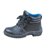 China Euro37-47 Safety Shoes with High Heel Steel Toe and Sole Made of Buffalo Leather for sale