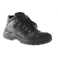 China UC-386 PU Injection Safety Industrial Feet Protect Buffalo Leather Working Steel Toe Shoes for sale