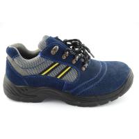China CE EN 20 345 Certified Genuine Suede Leather Safety Work Shoes Midsole Material PU for sale