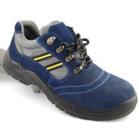 China CE EN 20 345 Certified Genuine Suede Leather Safety Work Shoes Midsole Material PU for sale